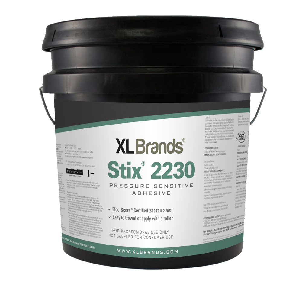XL Brands Stix 2230 Pressure sensitive adhesive (1 Gallon) - Vinyl Glu ...